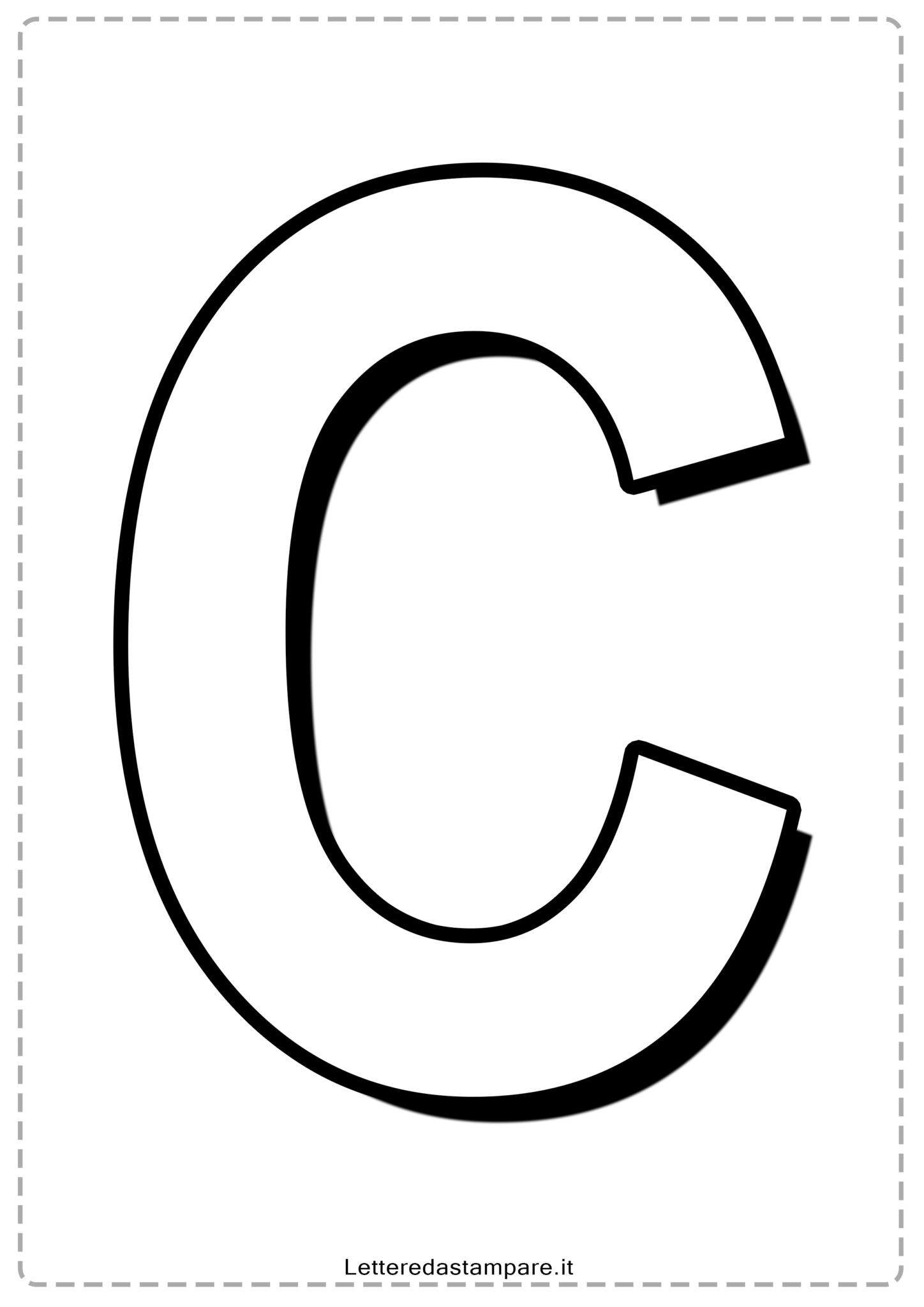 Lettere alfabeto da stampare - Arial - Lettere da stampare