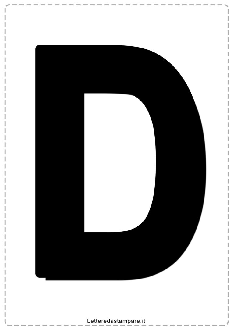 Lettere alfabeto da stampare - Arial - Lettere da stampare