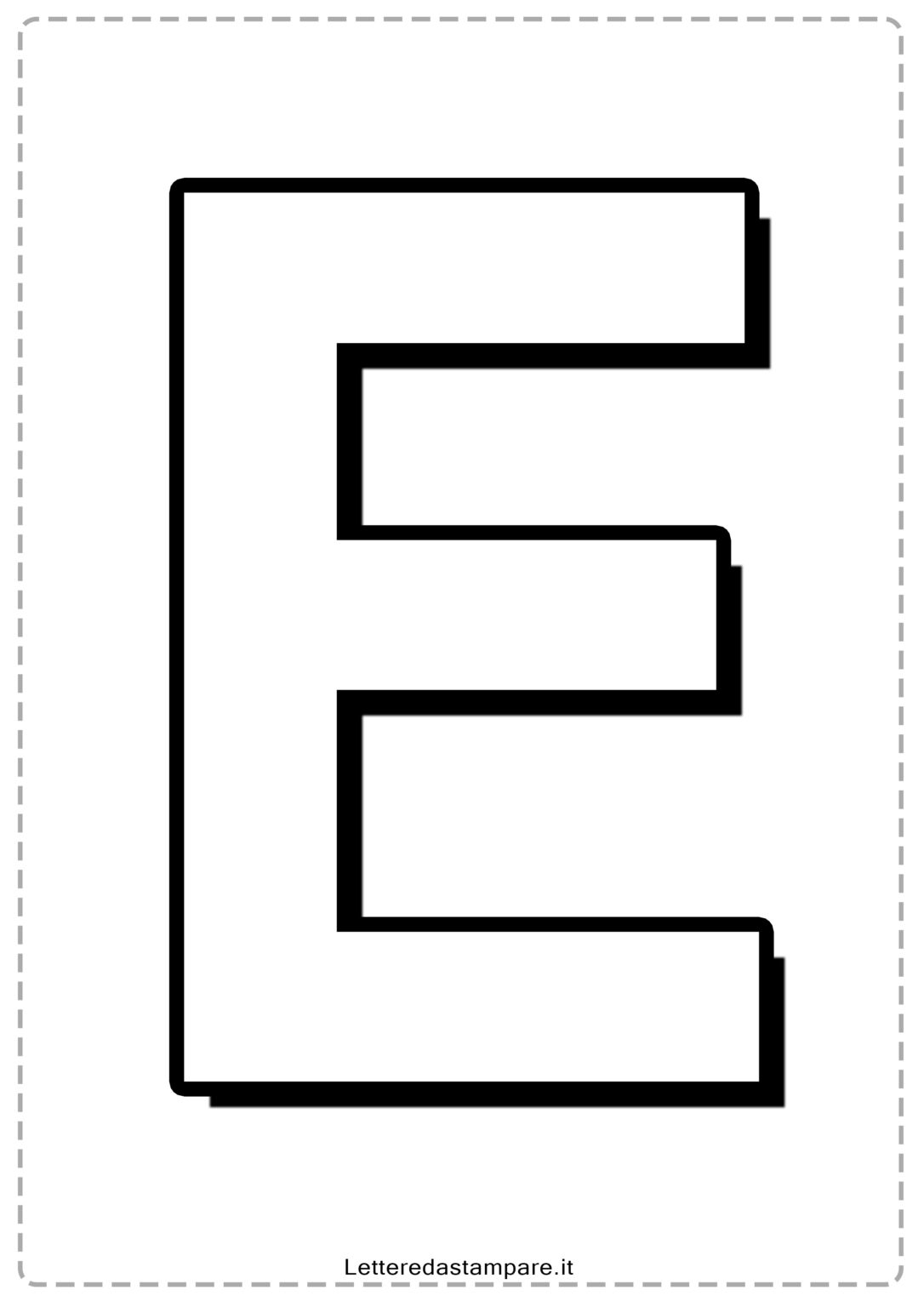 Lettere alfabeto da stampare - Arial - Lettere da stampare