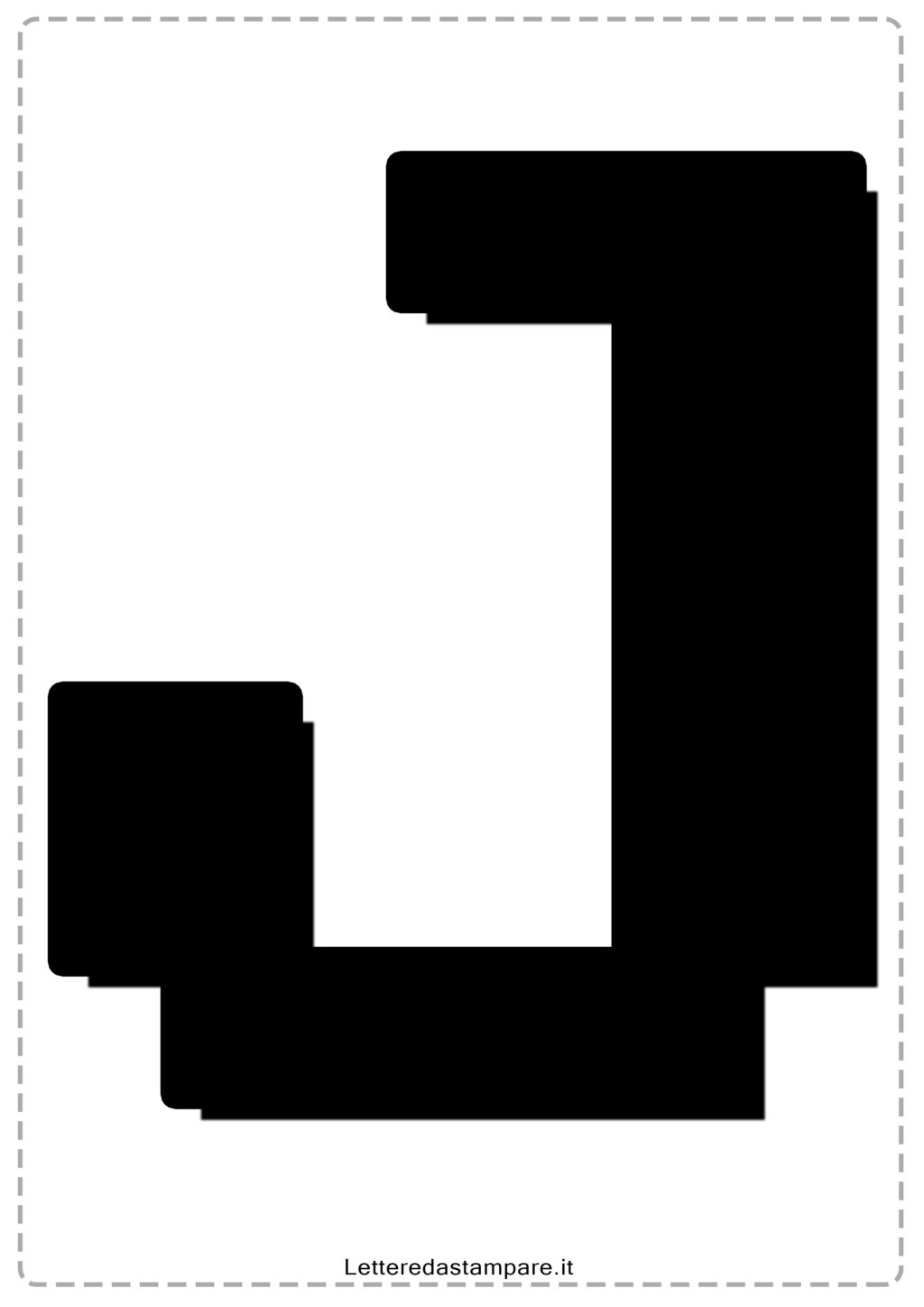 Lettere alfabeto da stampare - Pixel - Lettere da stampare