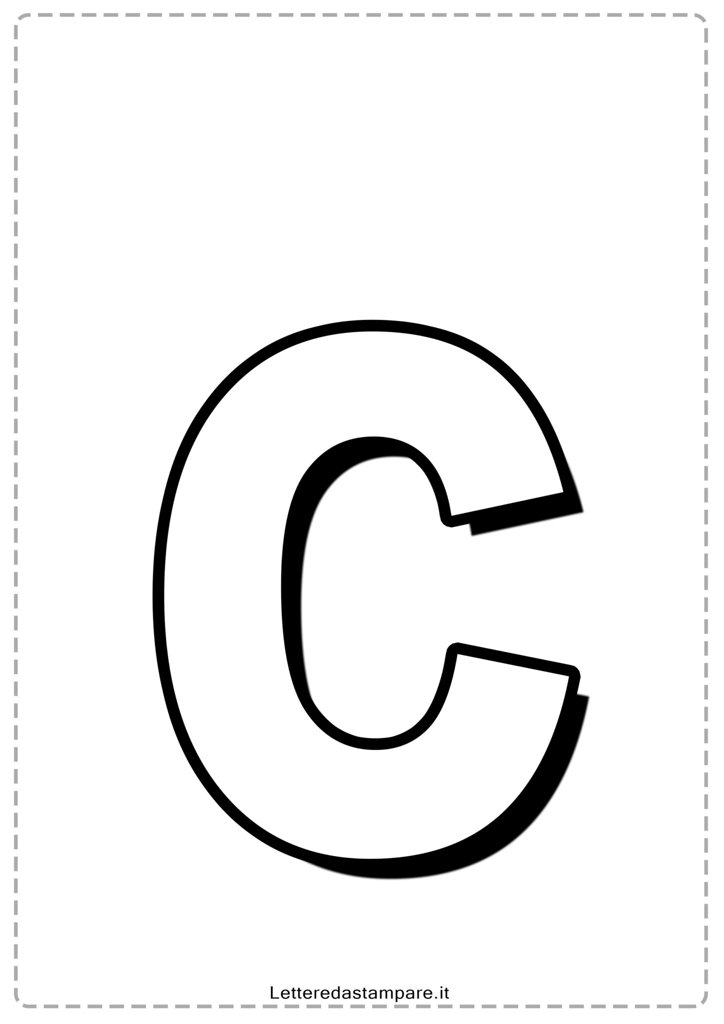 Lettere alfabeto da stampare - Arial - Lettere da stampare